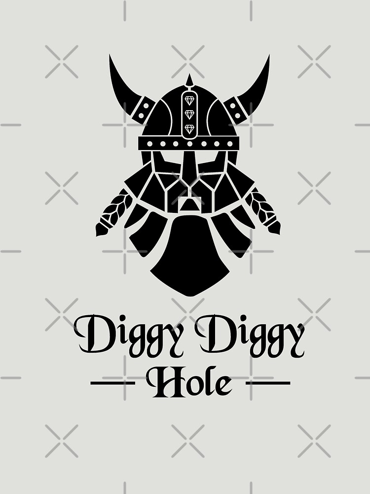"Dwarf diggy hole" T-shirt for Sale by XeRose | Redbubble | dwarf t ...