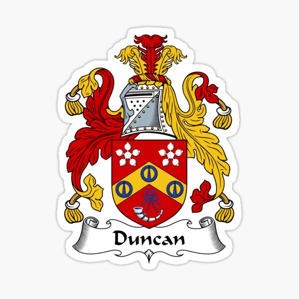 "Duncan Coat of Arms / Duncan Family Crest" Sticker for Sale by ...