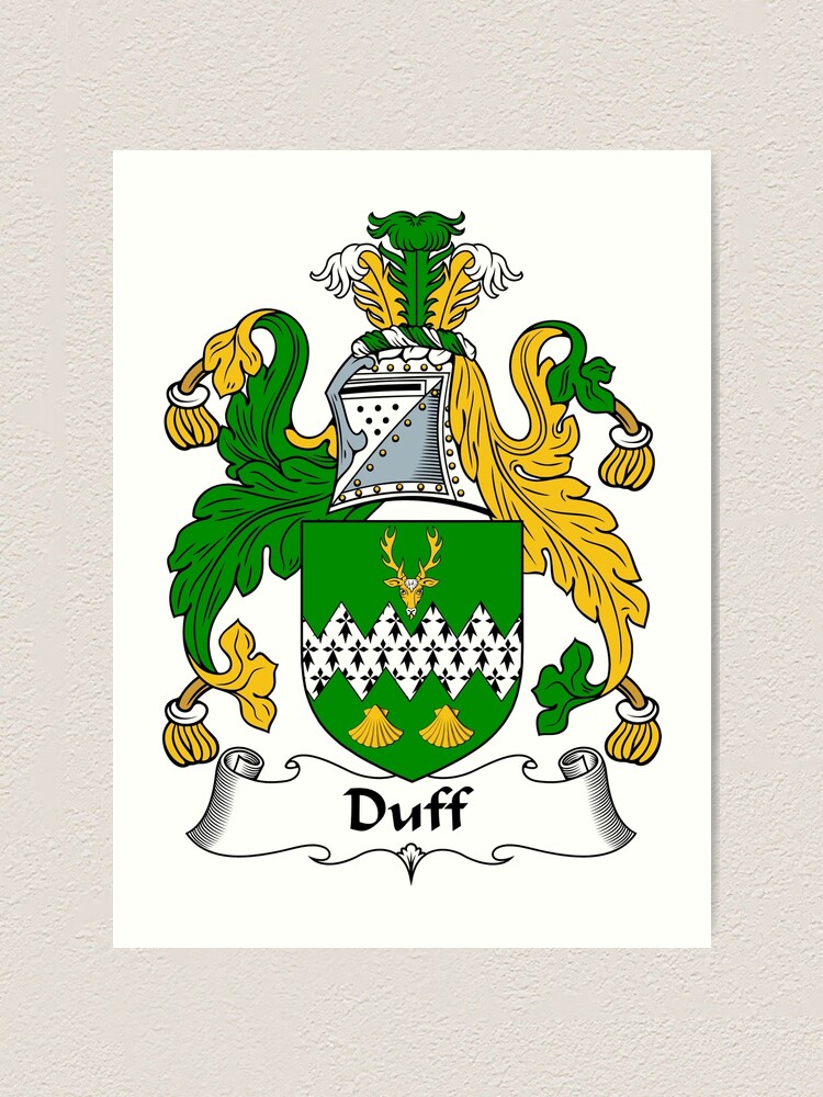 "Duff Coat of Arms / Duff Family Crest" Art Print for Sale by ...