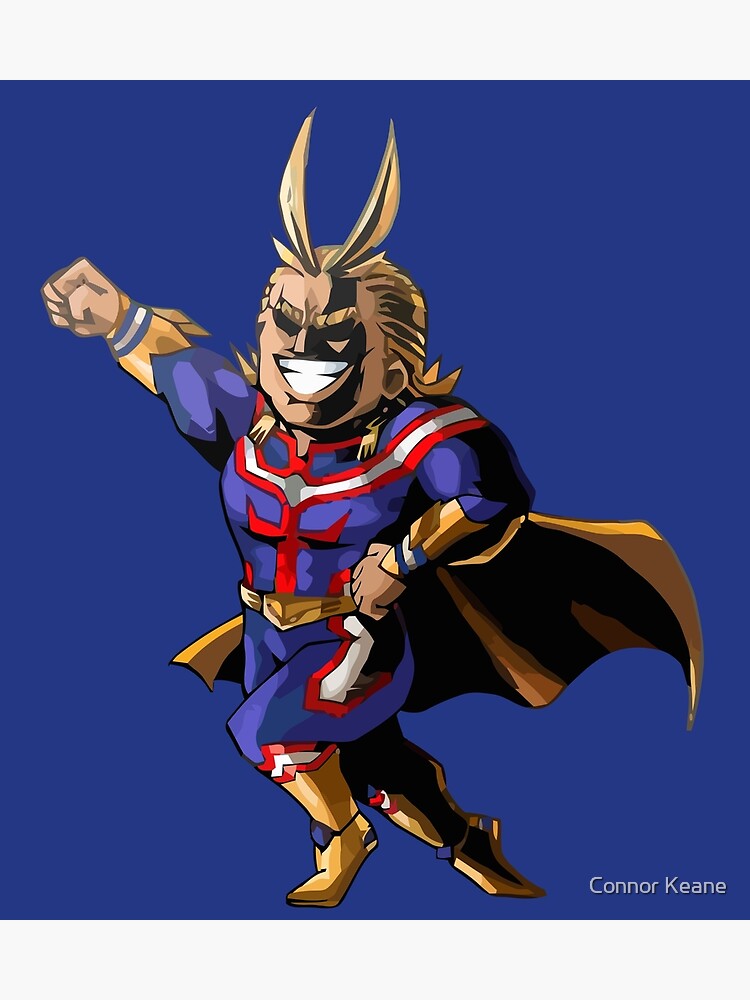 "Chibi All Might" Poster by conatron13 | Redbubble