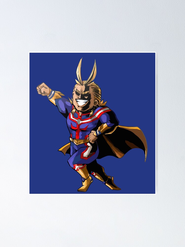 "Chibi All Might" Poster by conatron13 | Redbubble