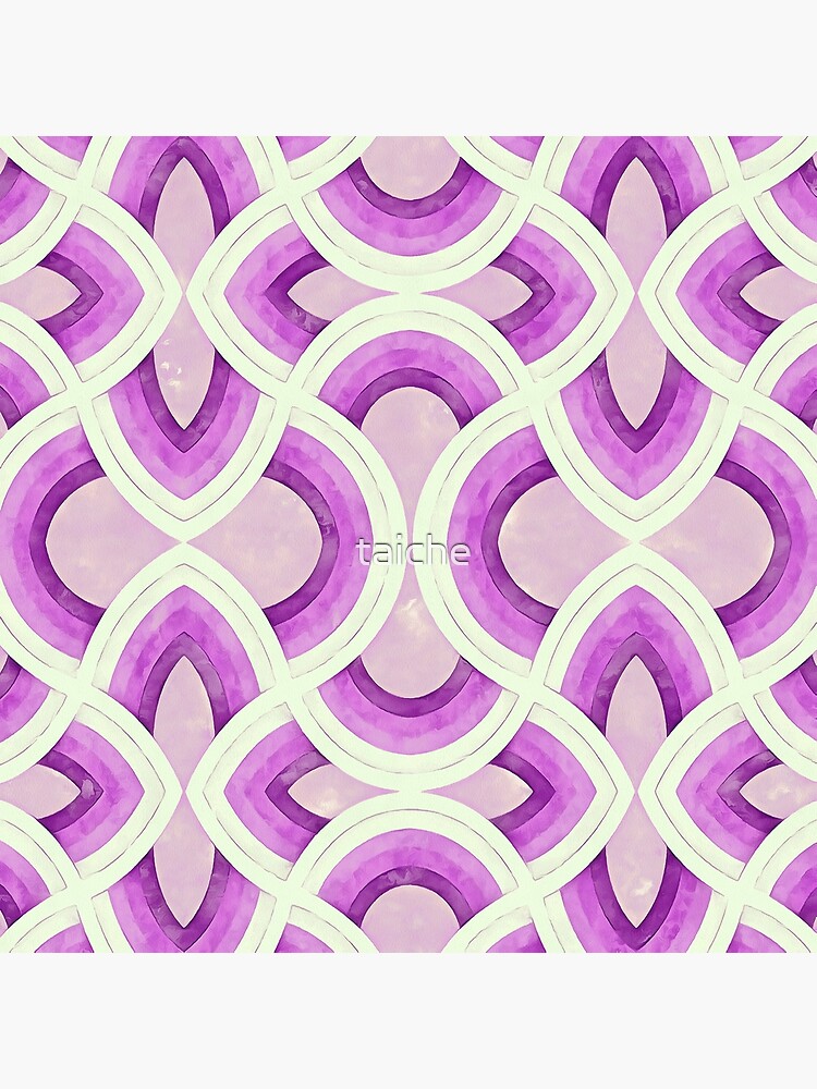 "Rainbow Retro Curves Pattern Design Purple " Poster for Sale by taiche ...