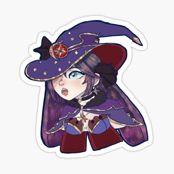 "Mona " Sticker by WeirdAlienWitch | Redbubble