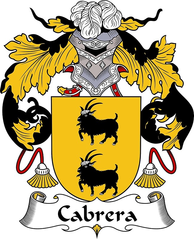 " Cabrera Coat of Arms/Family Crest" by William Martin | Redbubble