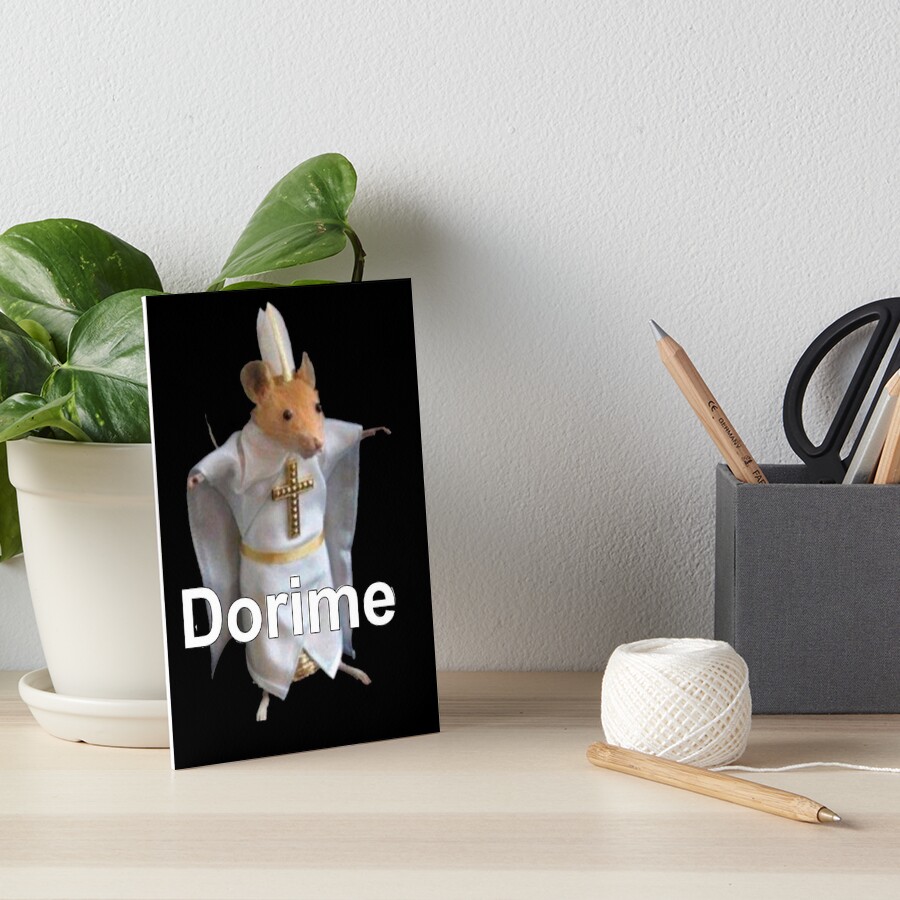 "Dorime Rat - Rato Dorime Ameno Meme" Art Board Print by dogstylestudio ...