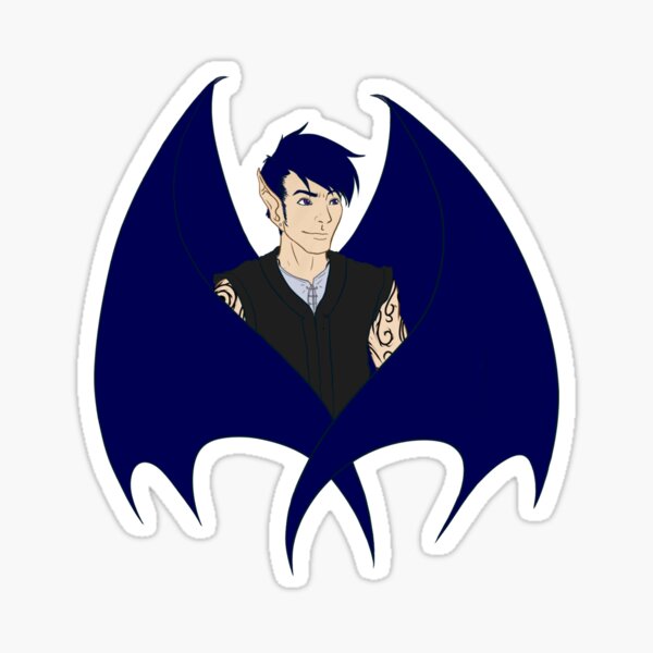 "Rhysand" Sticker for Sale by Drakitha | Redbubble