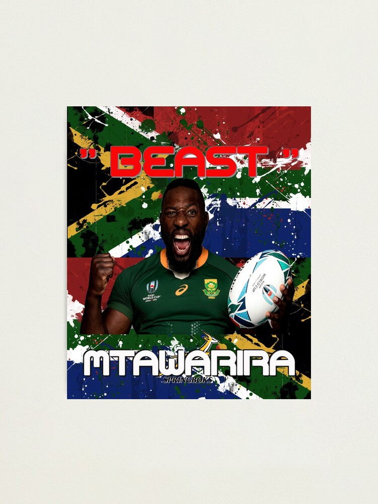 Lámina fotográfica «Tendai Beast Mtawarira Springboks Campeones del ...