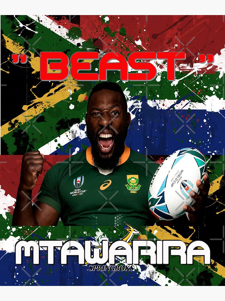 "Tendai Beast Mtawarira Springboks South Africa Rugby World Champions ...