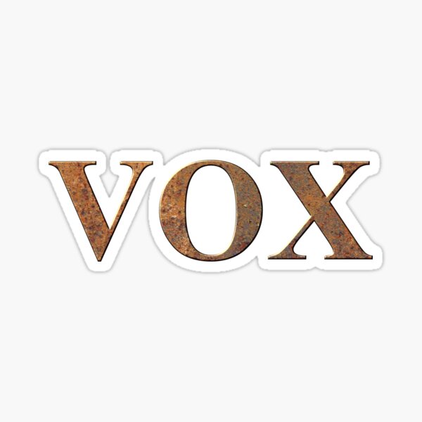 "Rusty vox amps" Sticker for Sale by Dardman | Redbubble