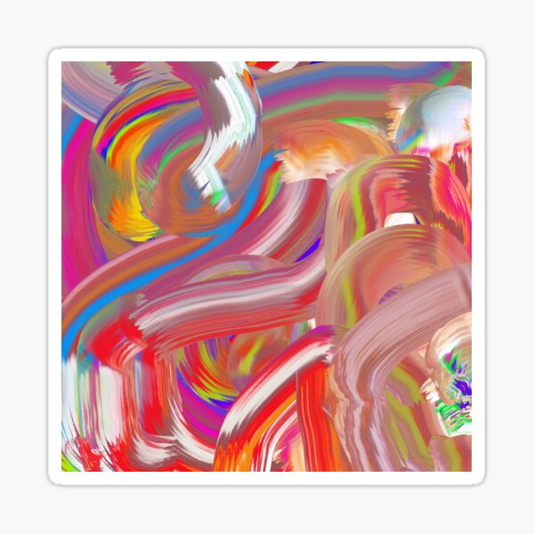 "Abstract Art" Sticker for Sale by SumanArt | Redbubble
