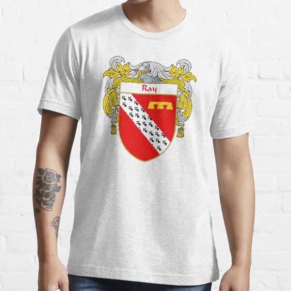 "Ray Coat of Arms / Ray Family Crest" T-shirt for Sale by IrishArms ...