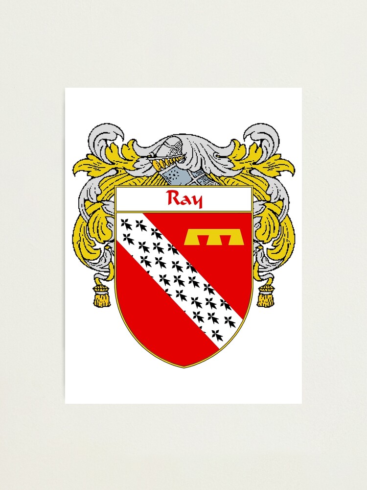 "Ray Coat of Arms / Ray Family Crest" Photographic Print for Sale by ...