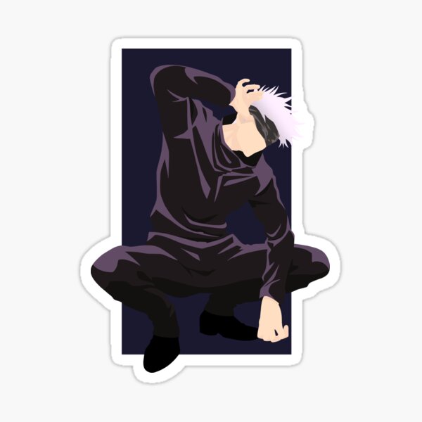 "Gojo Satoru - Jujutsu Kaisen - anime art print - blue version 2 ...