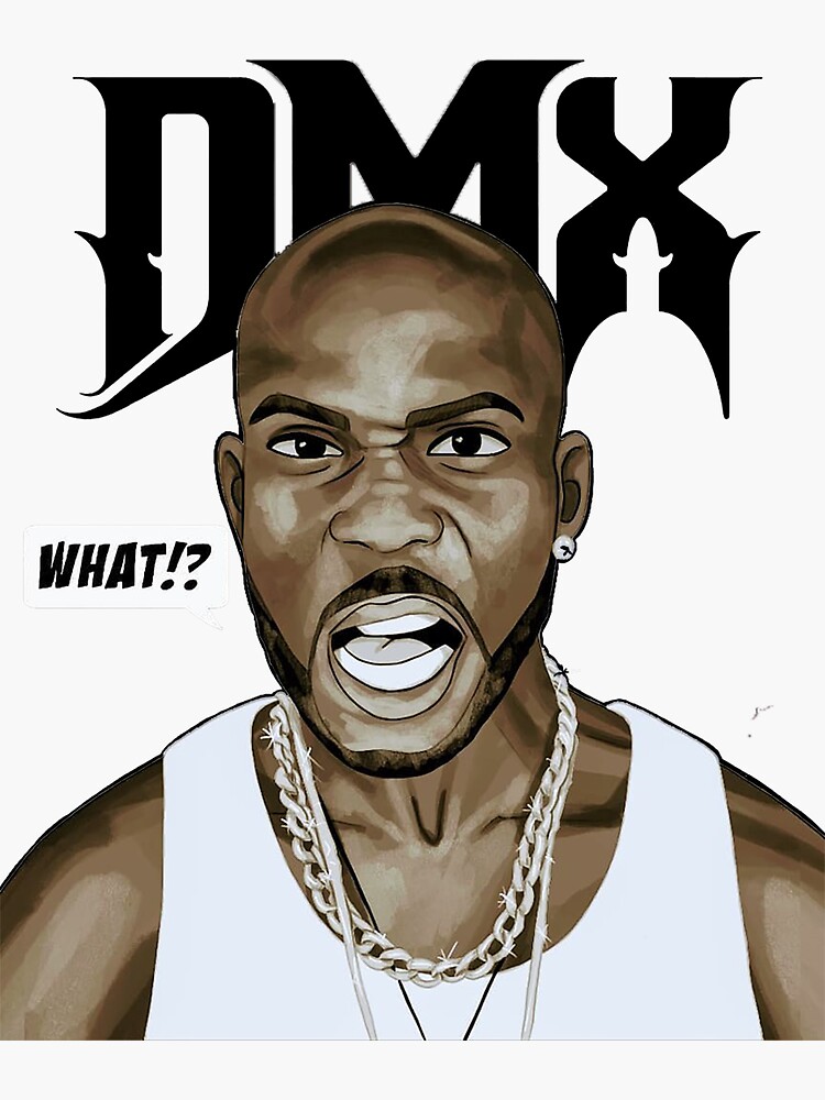 " The singer and rapper DMX" Sticker for Sale by ALLORSAT | Redbubble