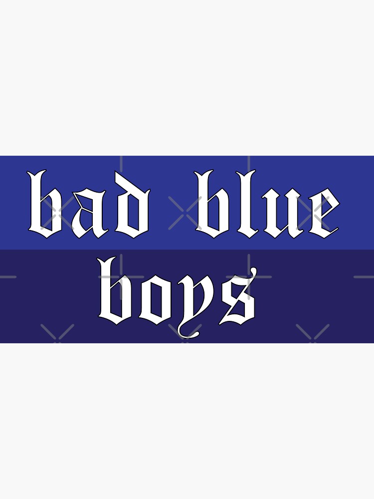 "Dinamo Zagreb - Bad Blue Boys" Sticker for Sale by crossesdesign ...