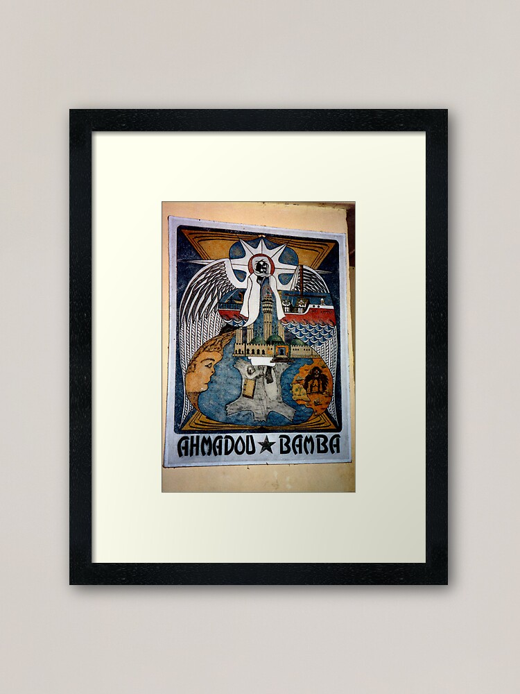 "Mouride / Cheik Amadou Bamba Illustration - Print" Framed Art Print ...