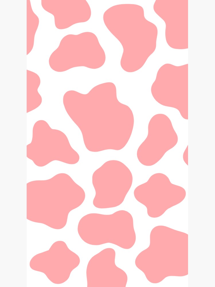 Pegatina «diseño de estampado de vaca rosa, estampado de vaca rosa ...