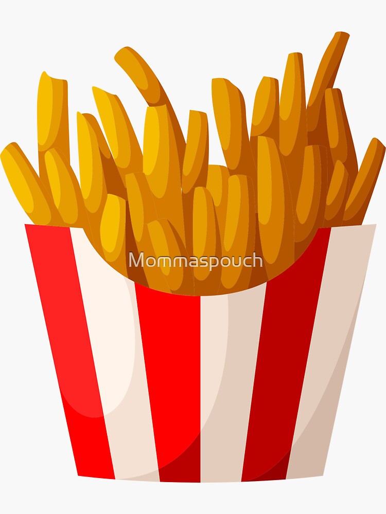 "Pocket full of French fries, fries pocket icon tee, funny fast food ...