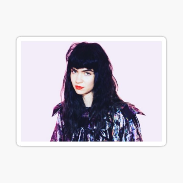 "Grimes - Claire Boucher " Sticker by dixnbubz | Redbubble