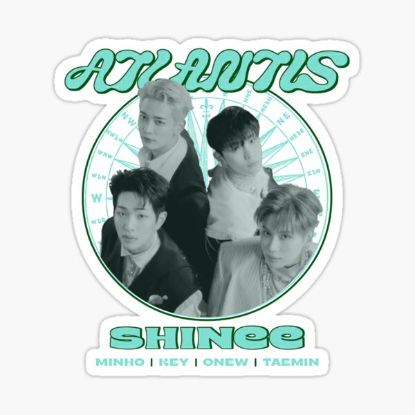 SHINee Atlantis Album Kpop Journal Stickers Paper & Party Supplies ...
