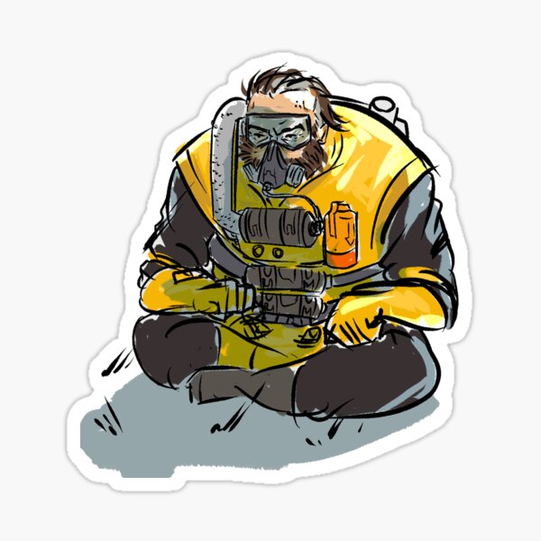 "Caustic" Sticker for Sale by TnG-Crafts | Redbubble