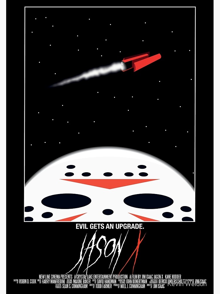 "Jason X" Poster by KevWeldon | Redbubble