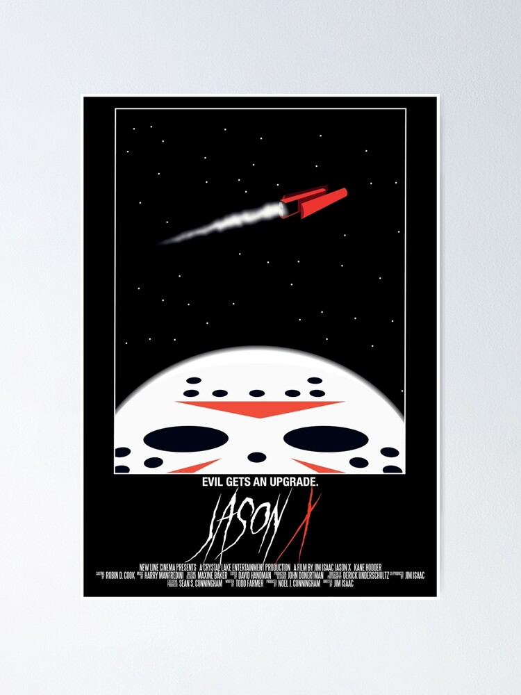"Jason X" Poster by KevWeldon | Redbubble