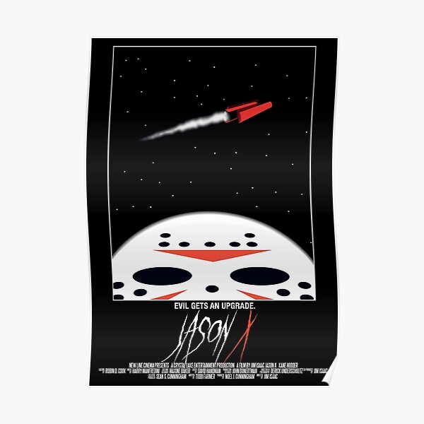 "Jason X" Poster by KevWeldon | Redbubble