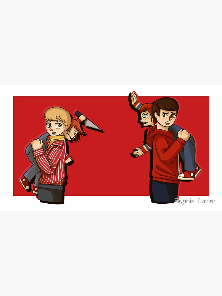 "Watch Your Back" Sticker by NerdyPaperDolls | Redbubble