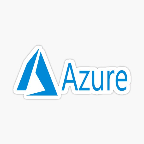 "Azure Logo Icon Gift for Azure Fan" Sticker for Sale by MKMemo1111 ...