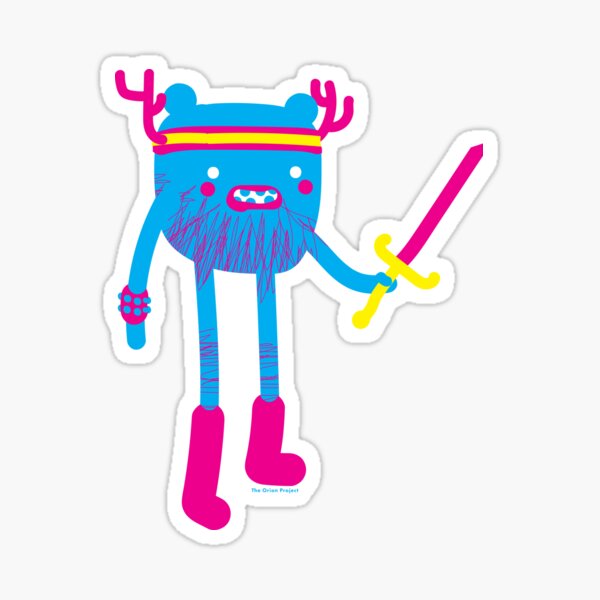 "Warrior" Sticker for Sale by TheOrionProject | Redbubble