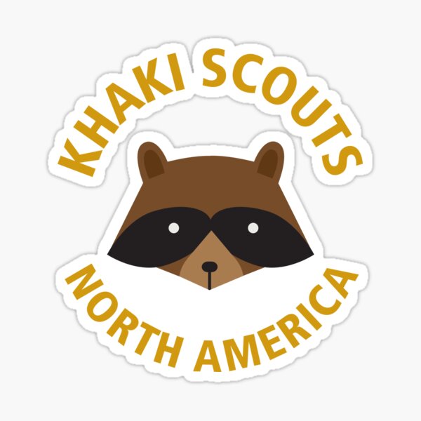 "KHAKI SCOUTS" Sticker by oldskooldesign | Redbubble
