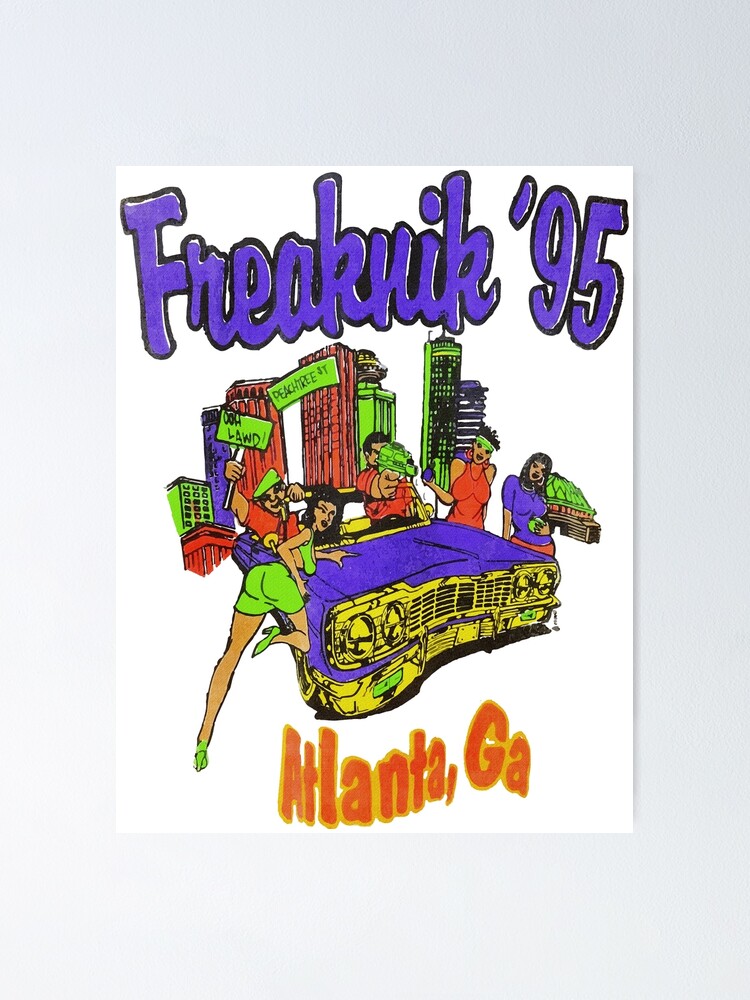 "Freaknik, Vintage Freaknik Festival T Shirt, Reprint" Poster for Sale ...