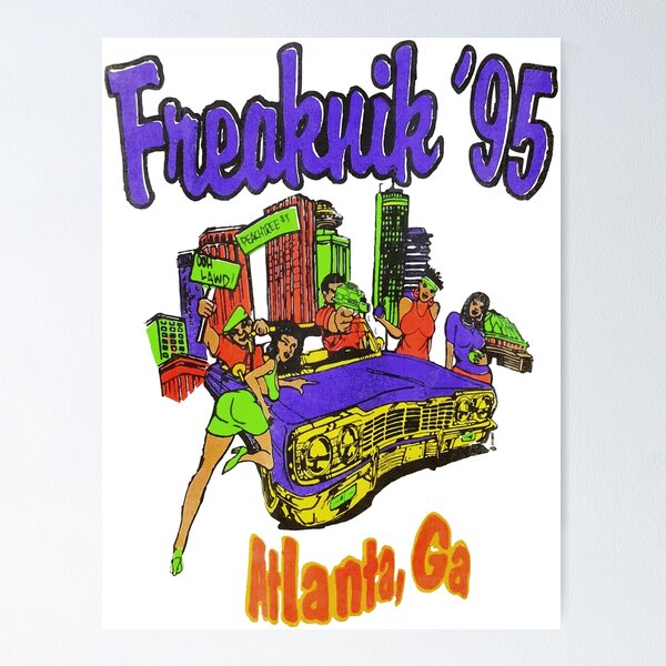 "Freaknik, Vintage Freaknik Festival T Shirt, Reprint" Poster for Sale ...