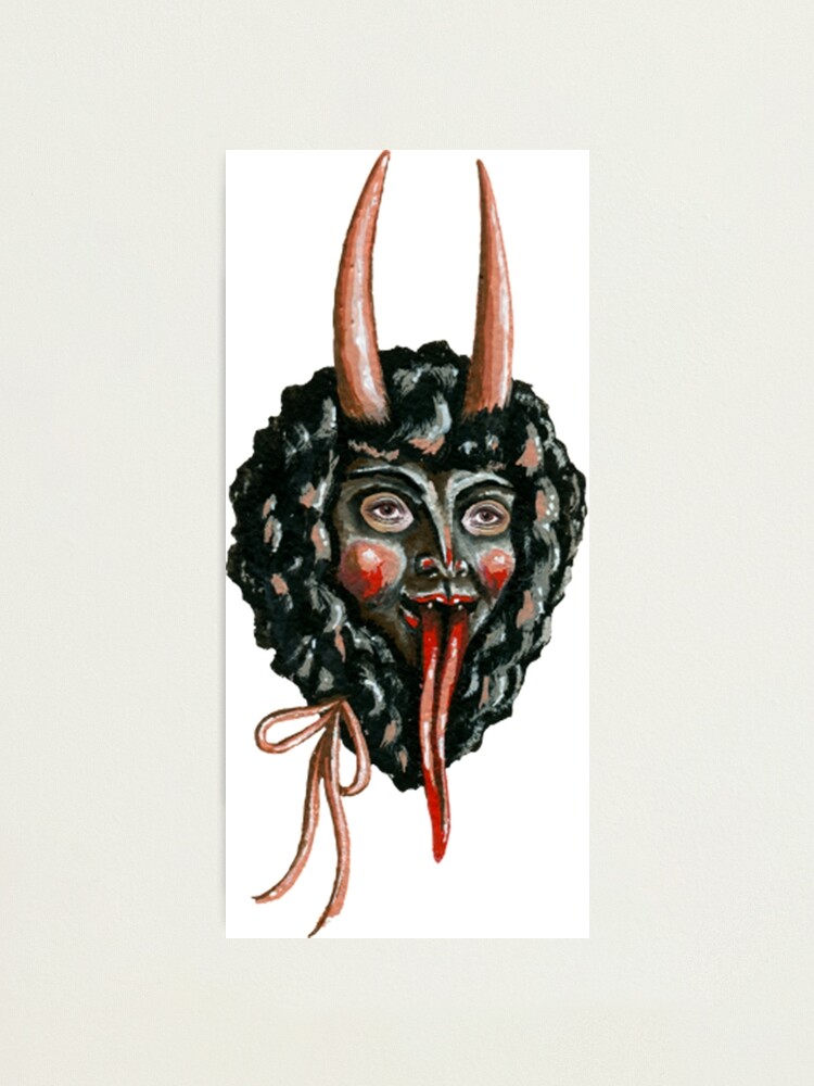 "Krampus Krampus devil face " Photographic Print for Sale by AtiesNuge ...