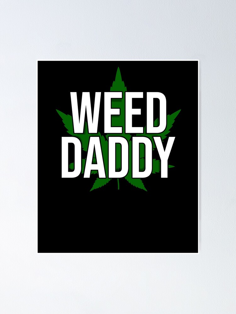 Póster «Weed Dad Shirt I Cannabis Marijuana Dad Shirts Día del padre ...