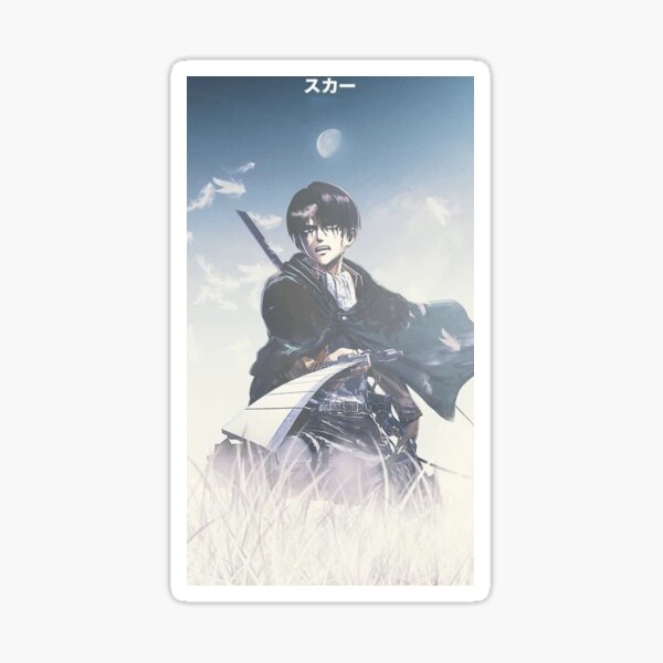 "Levi Moon" Sticker for Sale by Shabin- | Redbubble