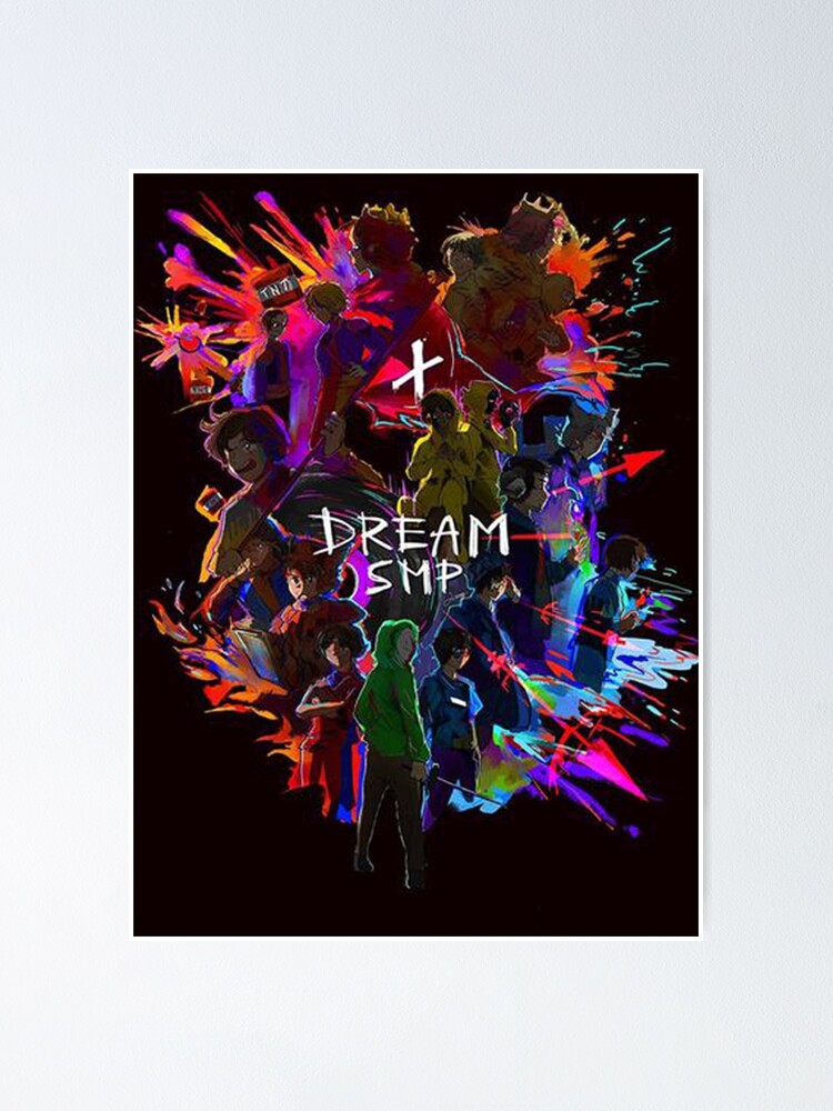 "Dream SMP Black Anime" Poster for Sale by onjami | Redbubble