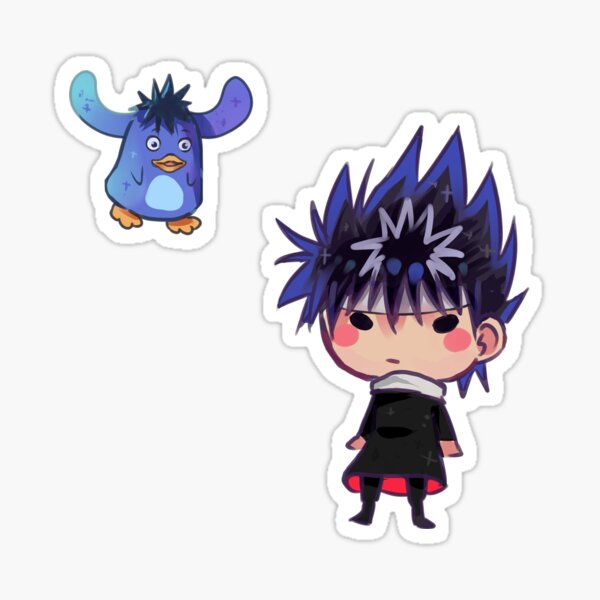 "hiei and puu" Sticker for Sale by Mylunechi-shop | Redbubble