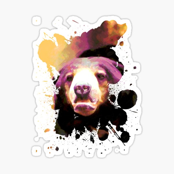 "Sun Bear Art" Sticker by Pizza-Party-Sup | Redbubble