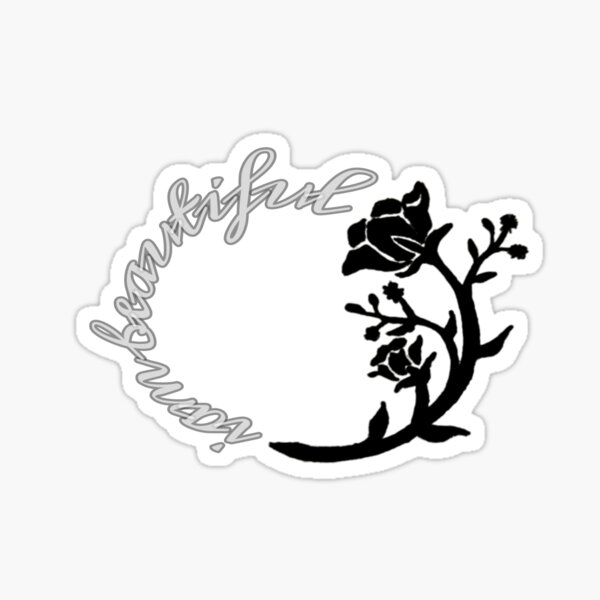 "Iam beautiful" Sticker for Sale by Smriti-artwork | Redbubble