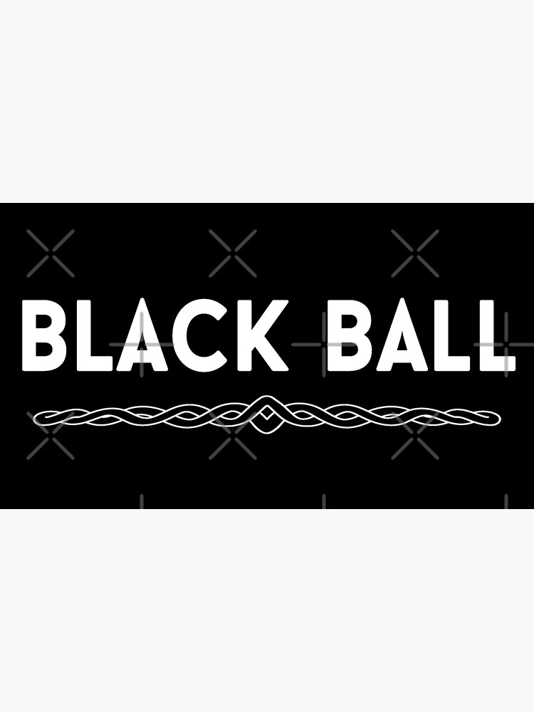 "BLACK BALL LOGO" Photographic Print for Sale by diego75bcn | Redbubble