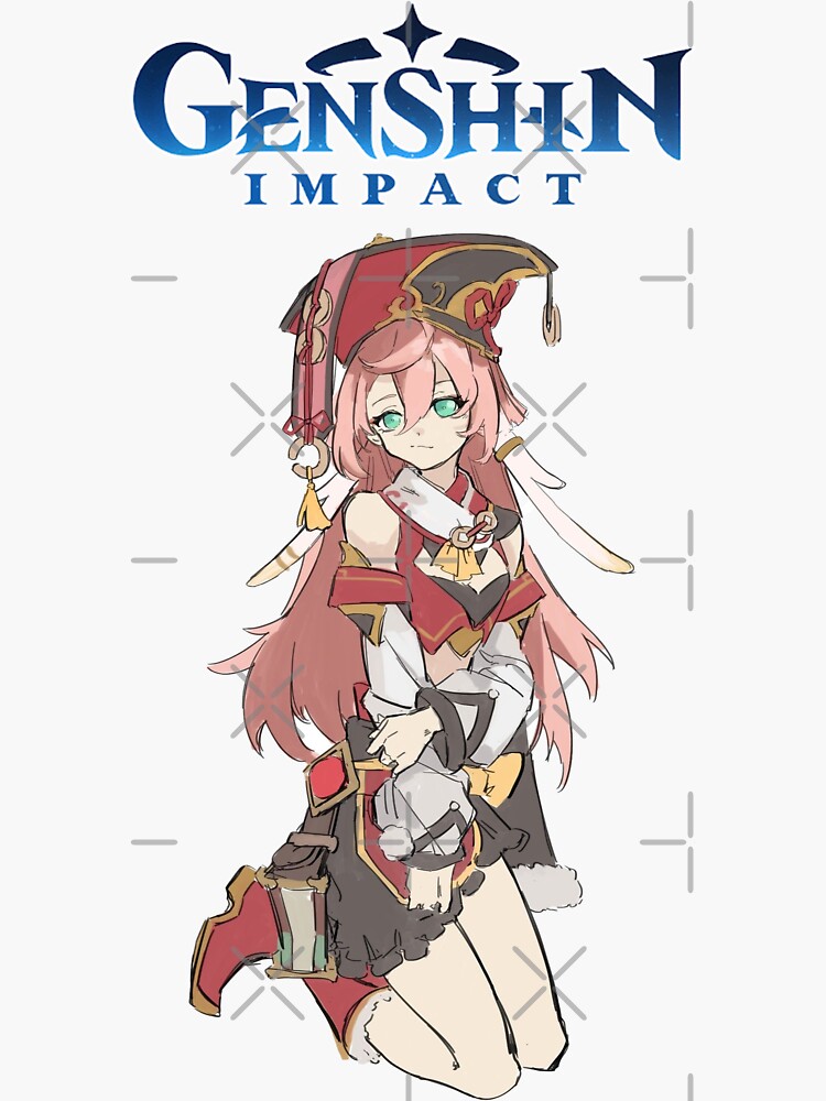 "yanfei" Sticker for Sale by osako | Redbubble