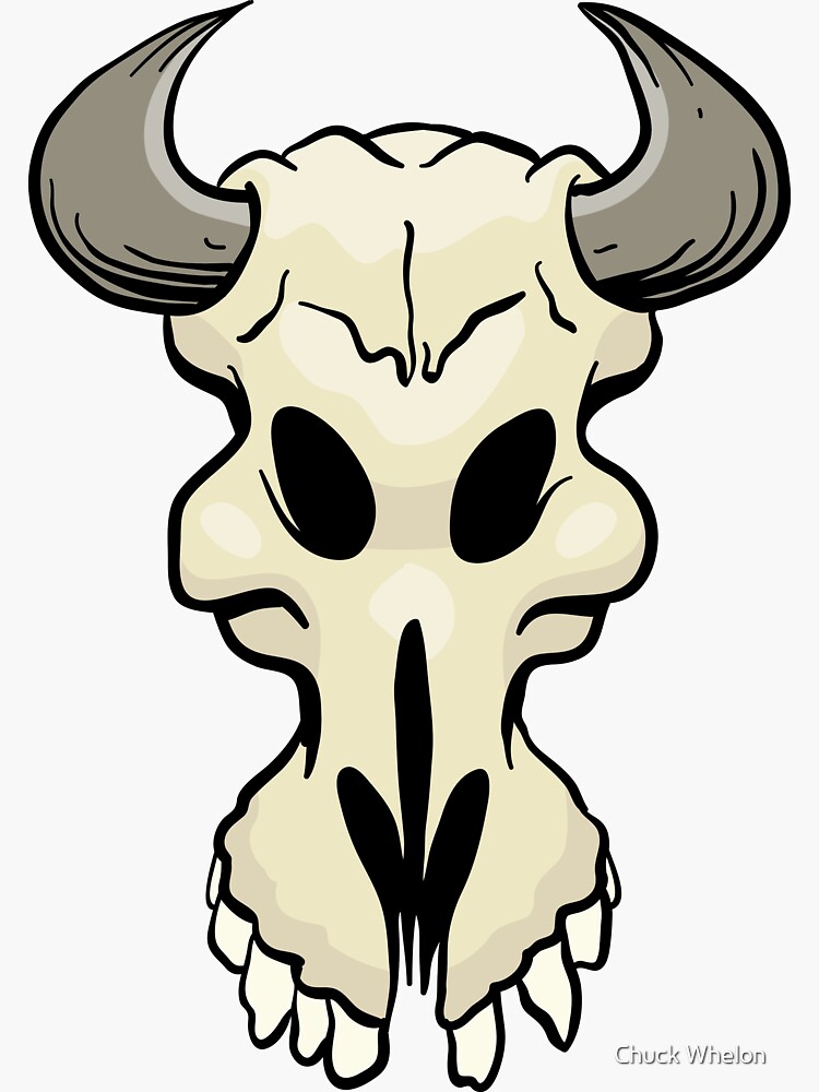 "Animal Skull" Sticker by MrChuckles | Redbubble