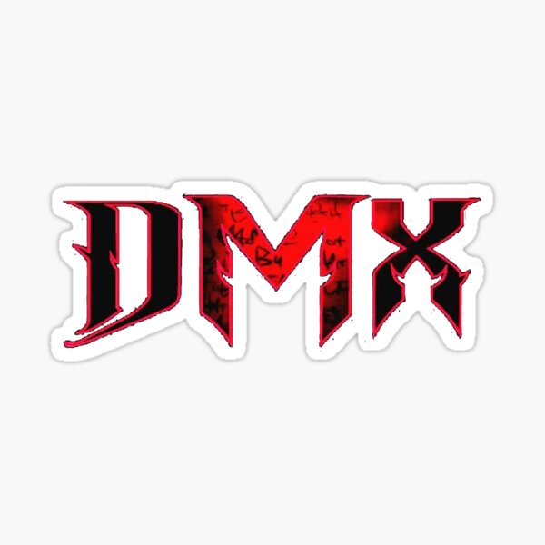 "DMX Rapper Logo" Sticker by Davido6969 | Redbubble