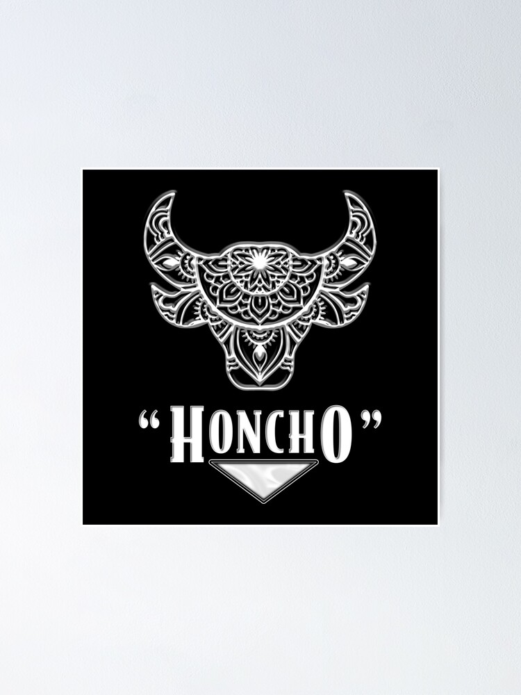 "Honcho - Bull Mandala - The Boss" Poster for Sale by GTL-Enterprises ...