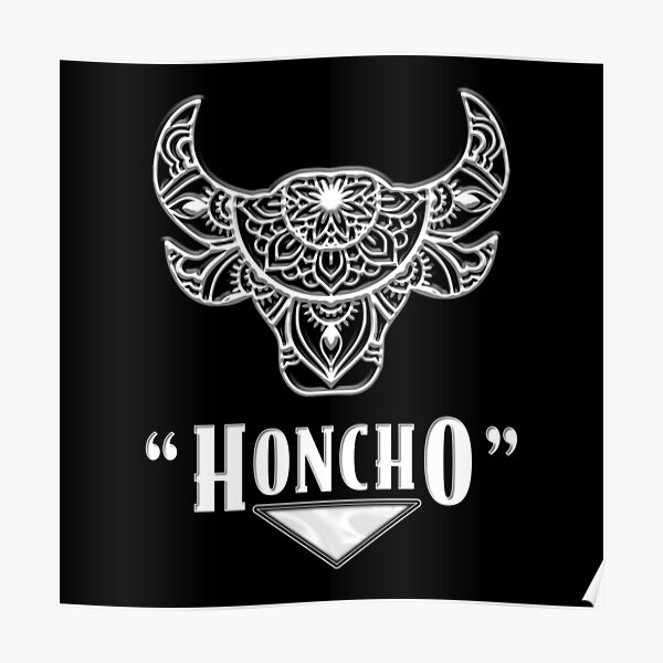 "Honcho - Bull Mandala - The Boss" Poster for Sale by GTL-Enterprises ...