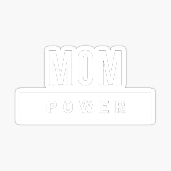 "Mom power" Sticker for Sale by sostar | Redbubble