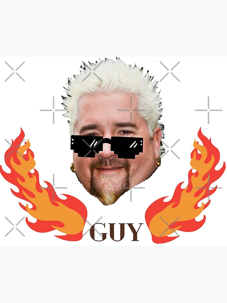"Guy Fieri custom emblem meme" Art Print for Sale by JCockney977 ...
