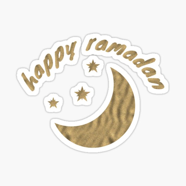 "happy ramadan" Sticker for Sale by emanemo | Redbubble